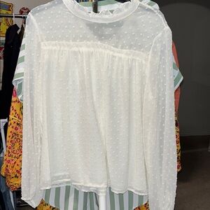 Altar'd State | Tops | Altard State White Textured Blouse | Poshmark